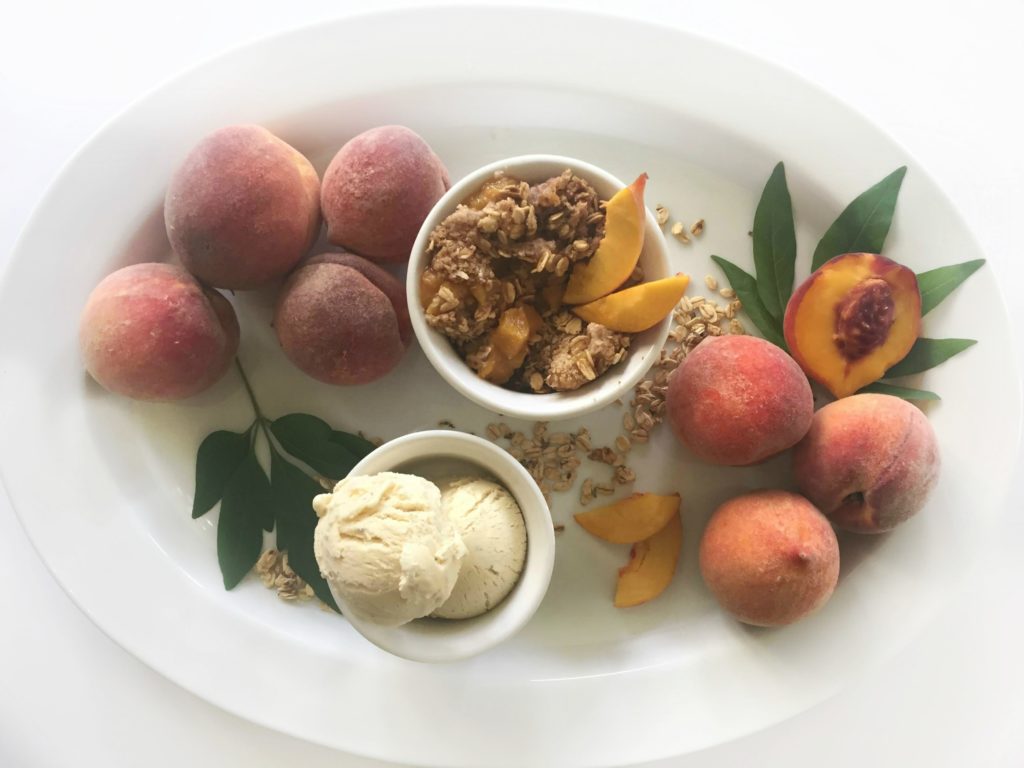 Peach Crisp Full Plate - Cleanly Consumed